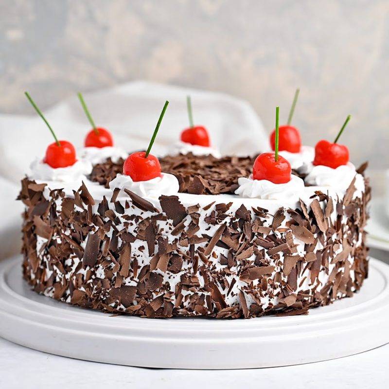Crunchy Black Forest Cake